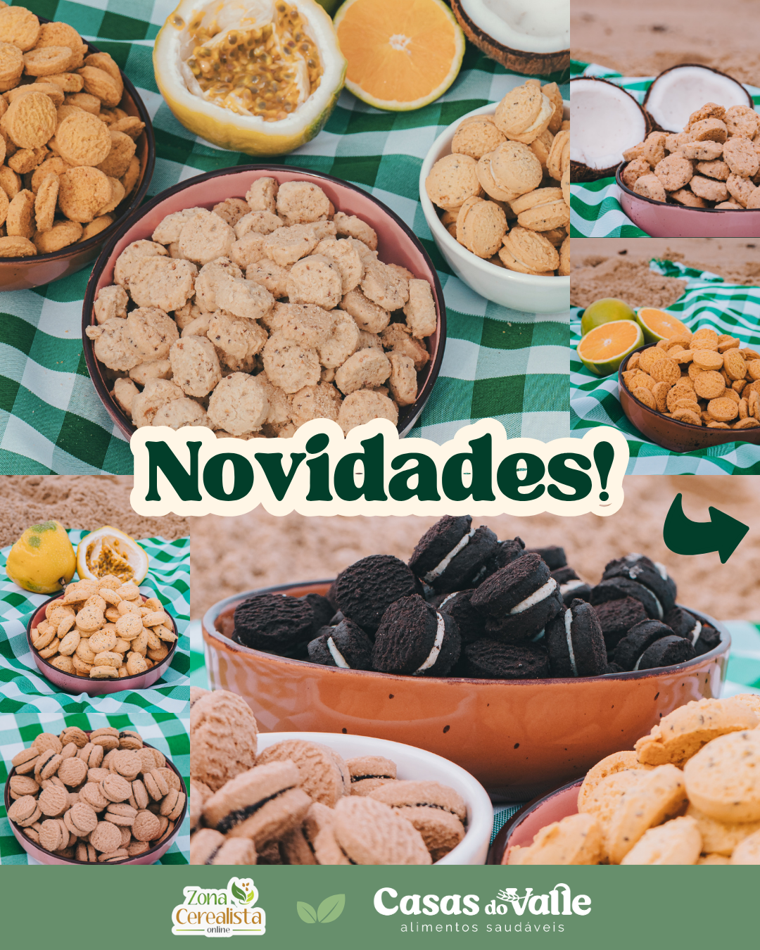 🍪 Super Novidade: Biscoitos Sem Glúten, Sem Lactose e Sem conservantes ...