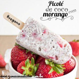 PICOLÉ DE COCO COM MORANGO! – Zona Cerealista Online