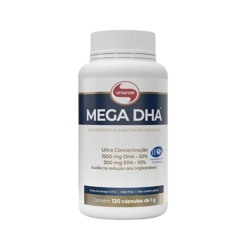 Ômega 3 Mega Dha Vitafor 120 Cápsulas – Zona Cerealista Online