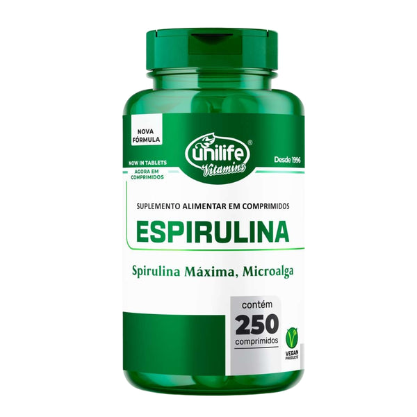 Espirulina Microalga Unilife 250 Cápsulas – Zona Cerealista Online