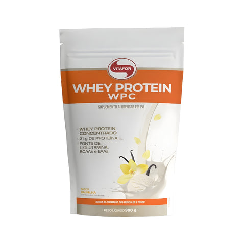 Whey Protein WPC Sabor Baunilha Vitafor 900g – Zona Cerealista Online